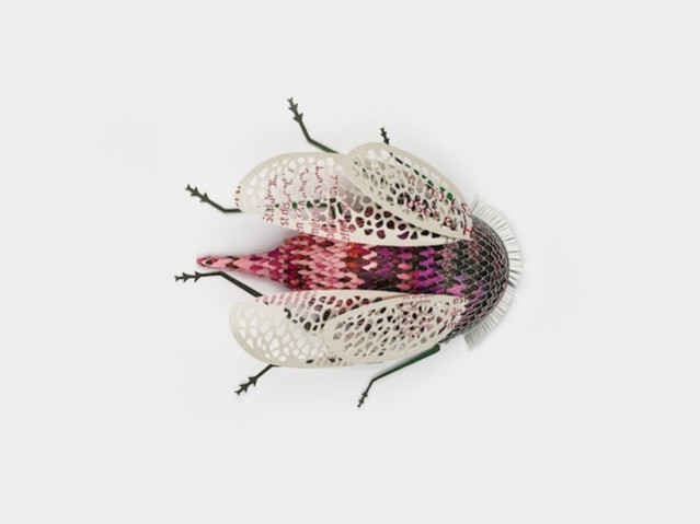 Recycled Paper Insects – Fubiz Media