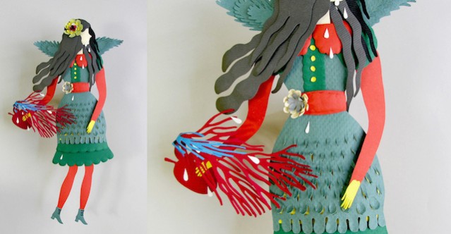 Paper Art Illustrations by Elsa Mora – Fubiz Media