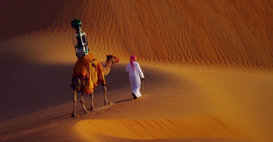 Google Street View in The Desert Captured by A Camel – Fubiz Media