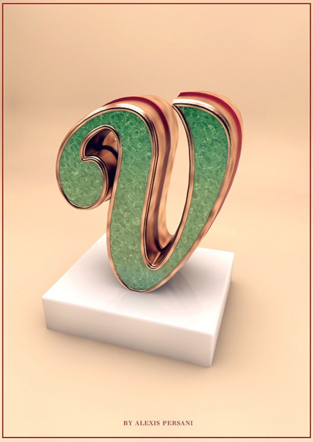 3D Creative Alphabet by Alexis Persani – Fubiz Media