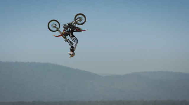 Dirtbike Backflips over Aerobatic Plane – Fubiz Media