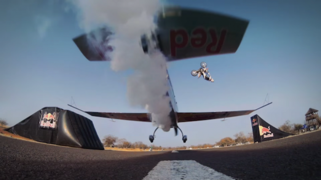 Dirtbike Backflips over Aerobatic Plane – Fubiz Media