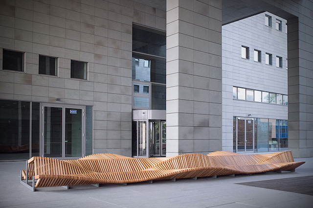 Long Wooden Bench – Fubiz Media