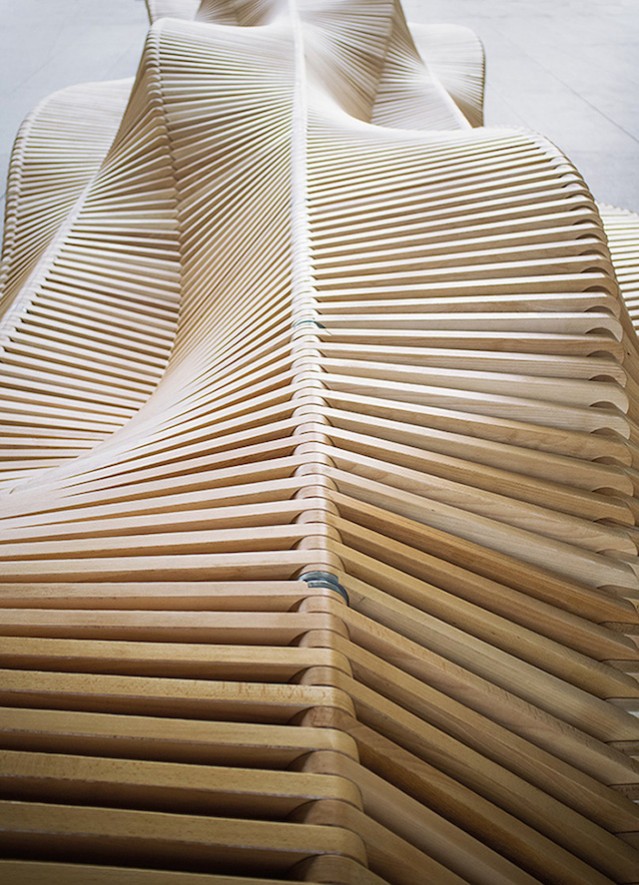 Long Wooden Bench – Fubiz Media