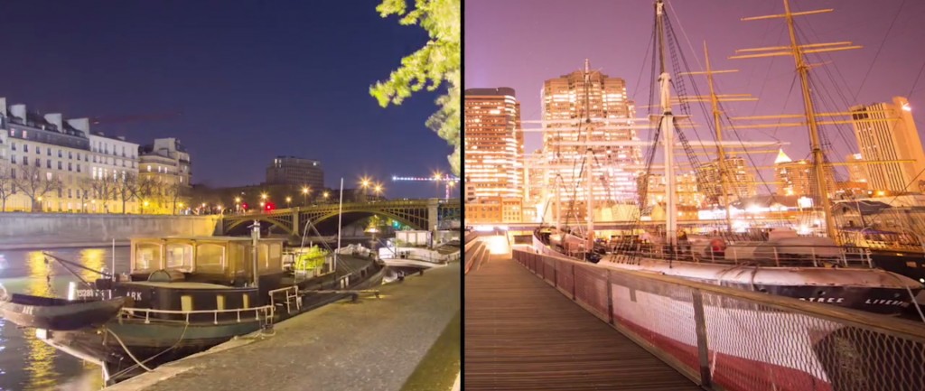 Split Screen of Paris vs New York – Fubiz Media