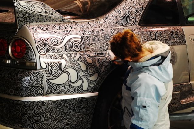 Customized Car With A Marker – Fubiz Media