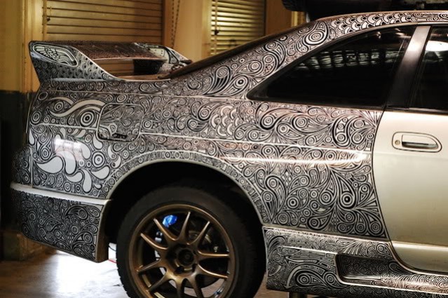 Customized Car With A Marker – Fubiz Media