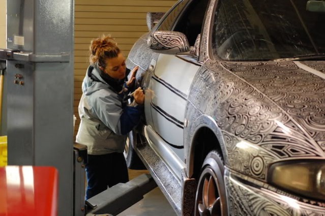 Customized Car With A Marker – Fubiz Media