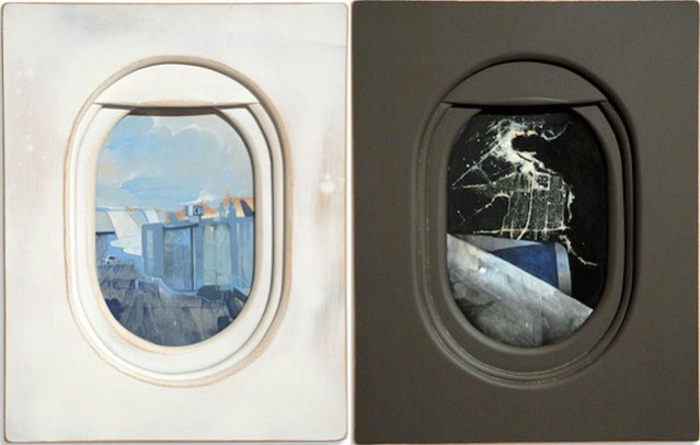 Views From A Plane’s Window Paintings – Fubiz Media