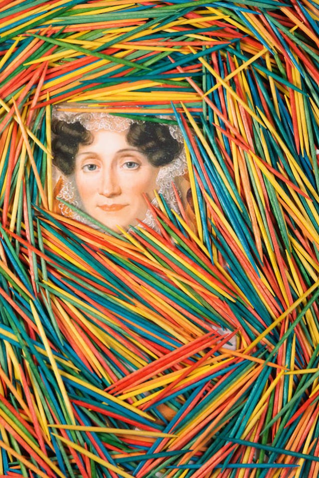 Classical Paintings Covered with Colorful Elements – Fubiz Media