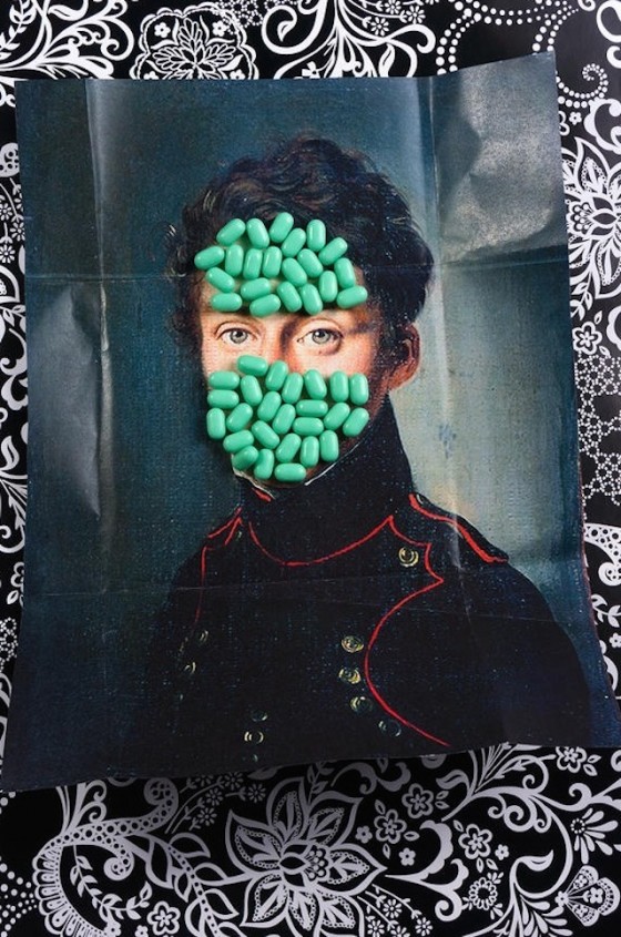 Classical Paintings Covered with Colorful Elements – Fubiz Media