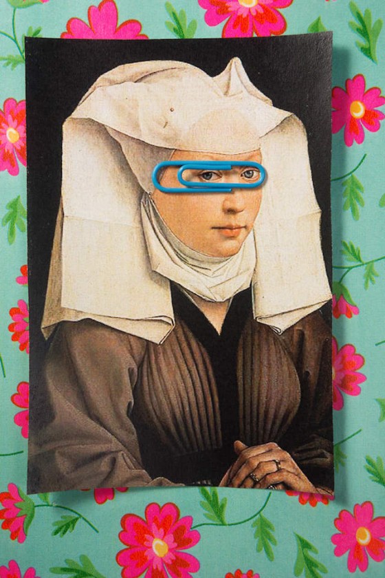 Classical Paintings Covered with Colorful Elements – Fubiz Media