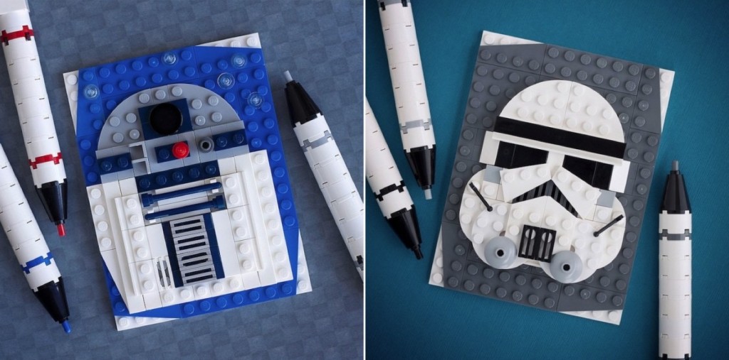 LEGO Portraits of Famous Characters – Fubiz Media