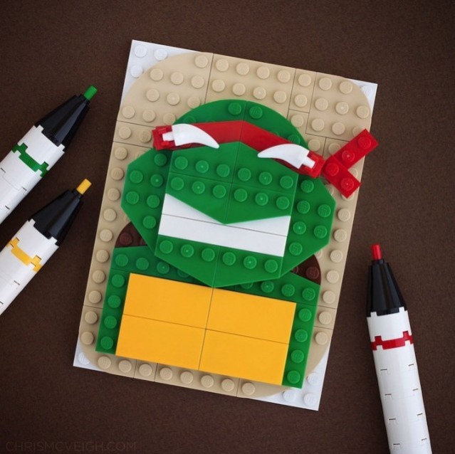 LEGO Portraits of Famous Characters – Fubiz Media