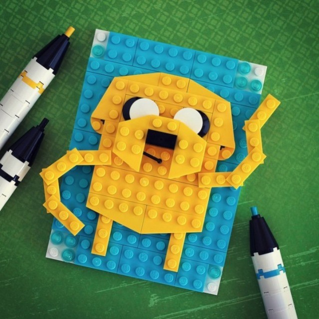 LEGO Portraits of Famous Characters – Fubiz Media