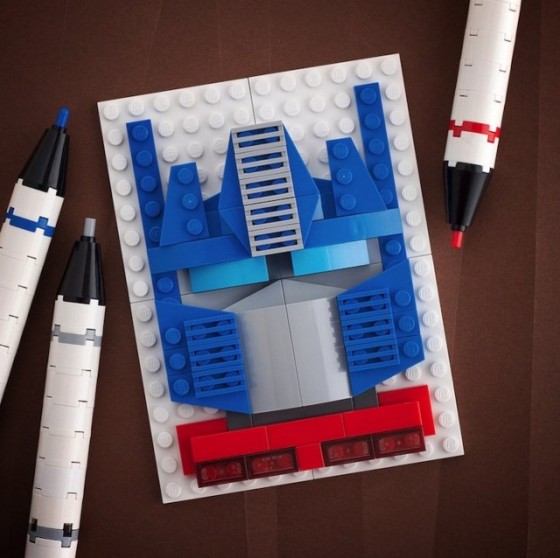 LEGO Portraits of Famous Characters – Fubiz Media