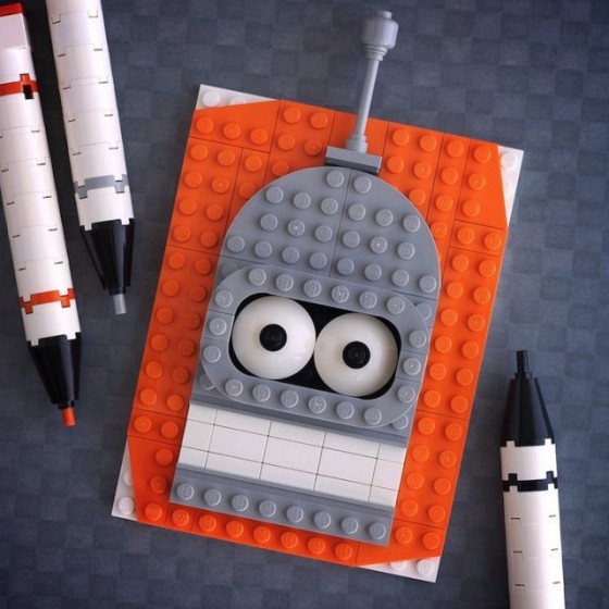 LEGO Portraits of Famous Characters – Fubiz Media