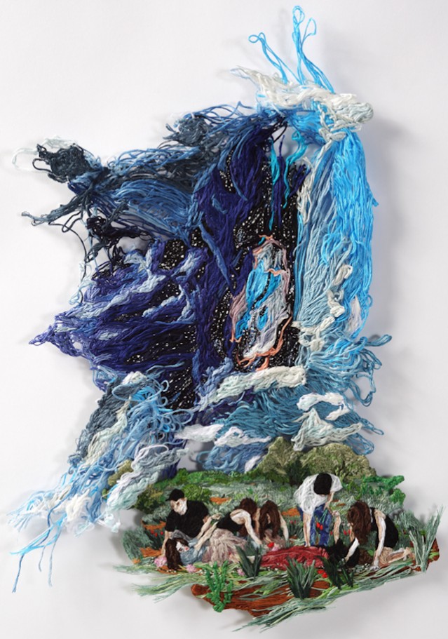 Paintings Made with Traditional Needlepoint – Fubiz Media