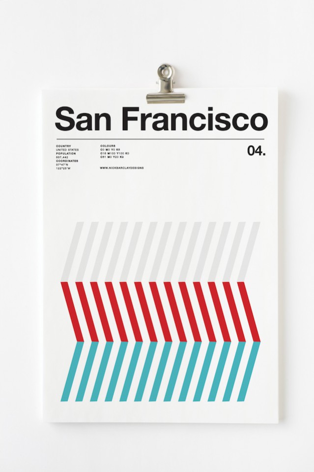 Three Colors Cities Posters – Fubiz Media