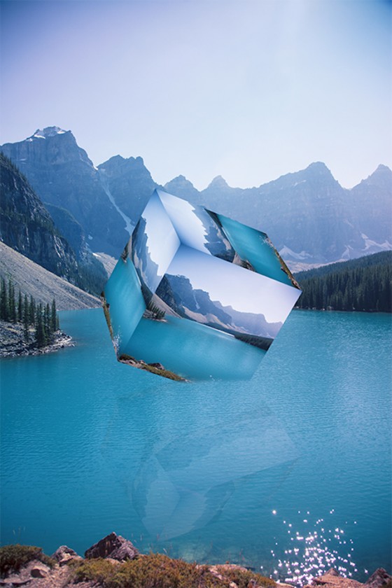 Geometric Mirrors Above Landscapes – Fubiz Media