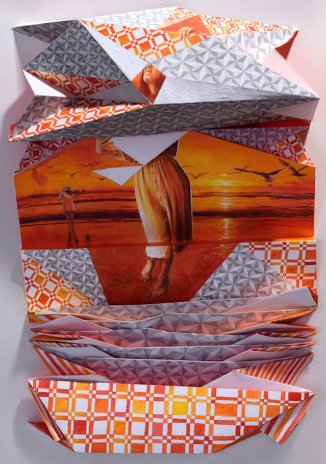 Impressive Folded Paintings – Fubiz Media