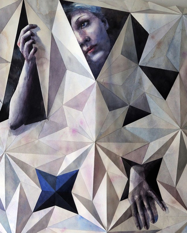 Impressive Folded Paintings – Fubiz Media