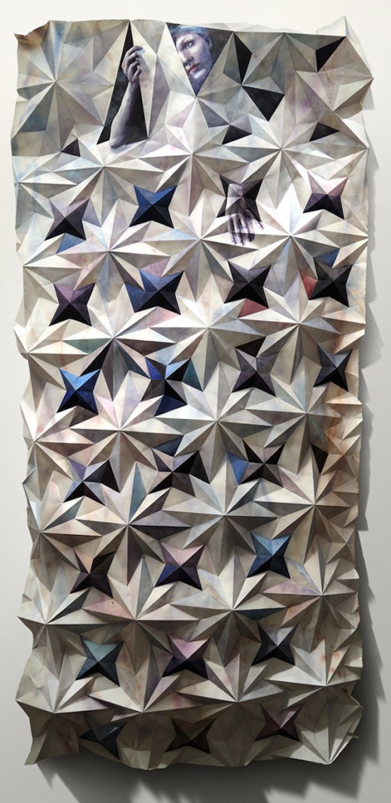 Impressive Folded Paintings – Fubiz Media