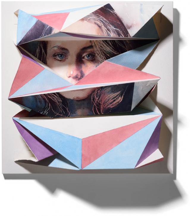 Impressive Folded Paintings – Fubiz Media