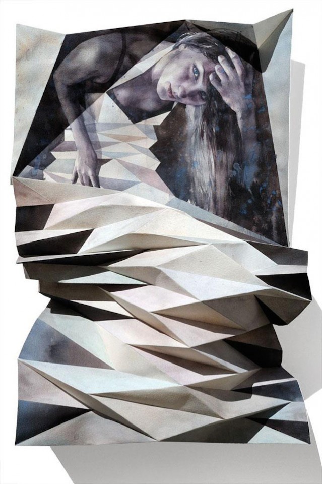 Impressive Folded Paintings – Fubiz Media