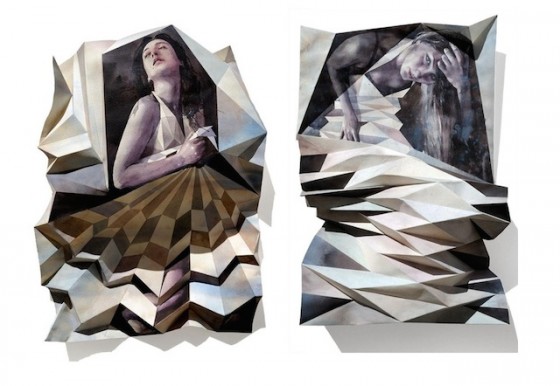 Impressive Folded Paintings – Fubiz Media