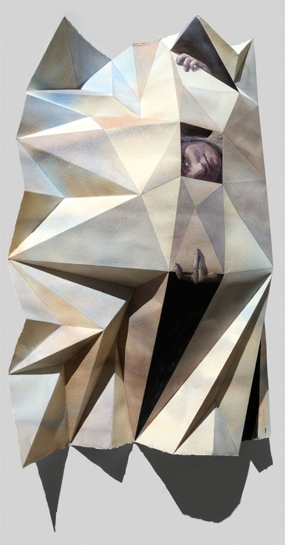 Impressive Folded Paintings – Fubiz Media