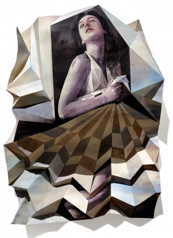 Impressive Folded Paintings – Fubiz Media