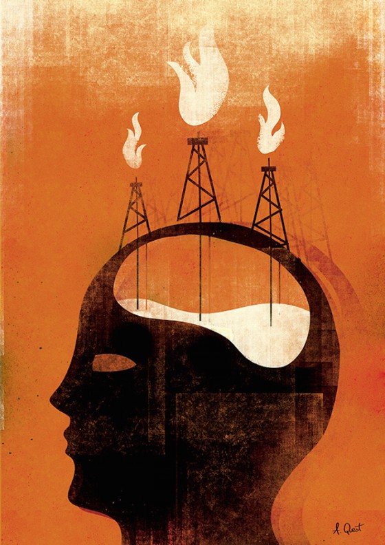 Magazine Conceptual Illustrations by Adam Quest – Fubiz Media