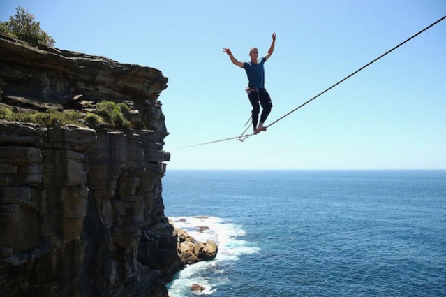 Slacklining in Australia – Fubiz Media