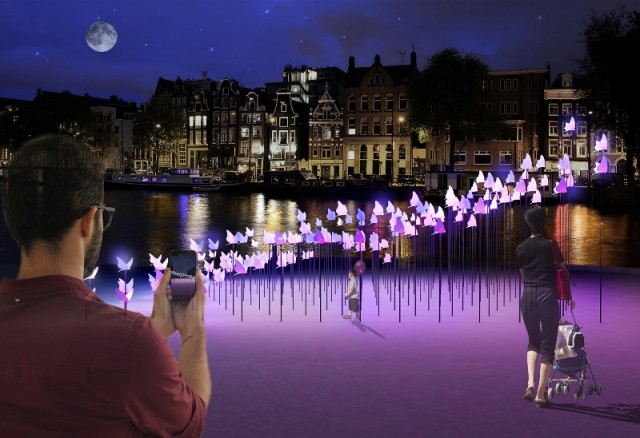 Aether & Hemera’s Interactive Installation @ Amsterdam Light Festival – Fubiz Media