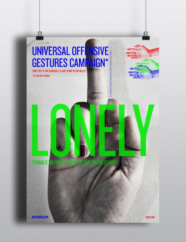 Universal Offensive Gestures Campaign by studium ® – Fubiz Media