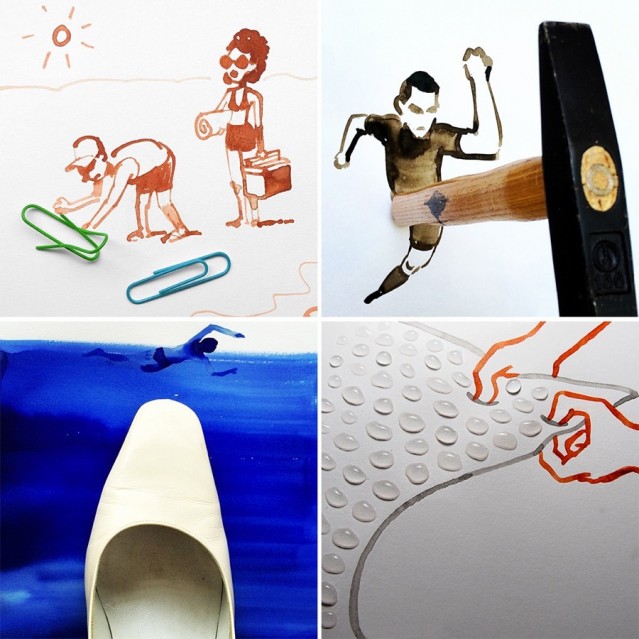 Mixed Object and Illustrations – Fubiz Media