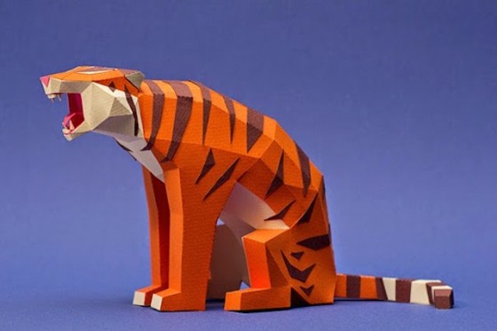 Papercraft Animal Figurines – Fubiz Media