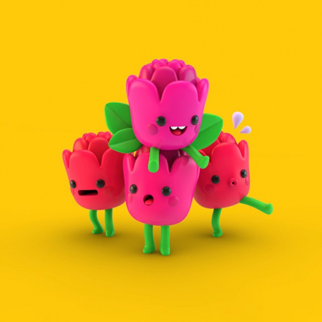 Playful 3D Characters – Fubiz Media