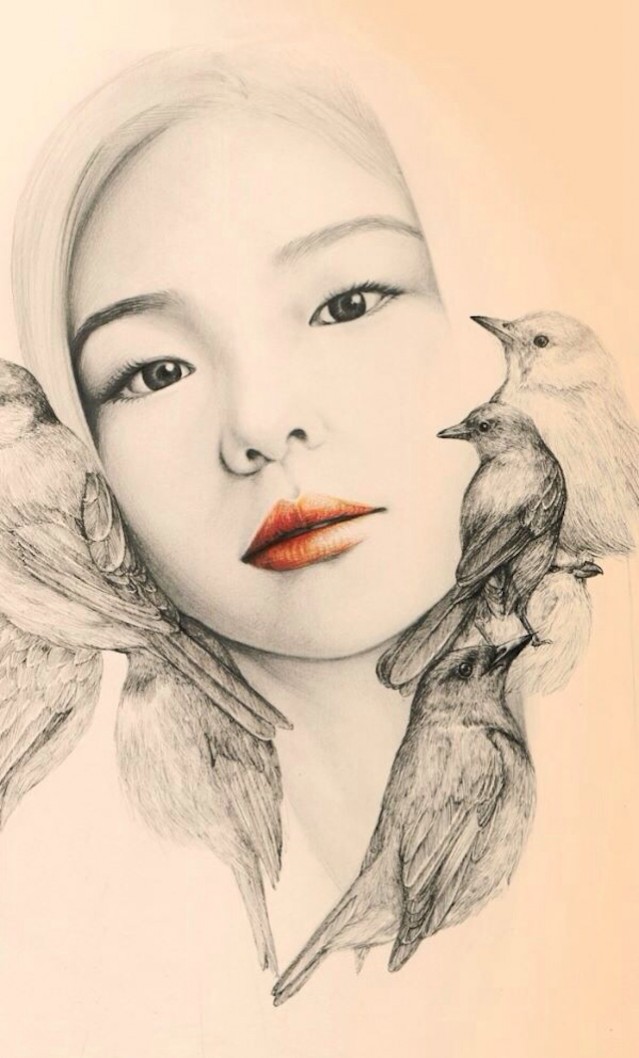 The Girl and The Birds Drawings – Fubiz Media