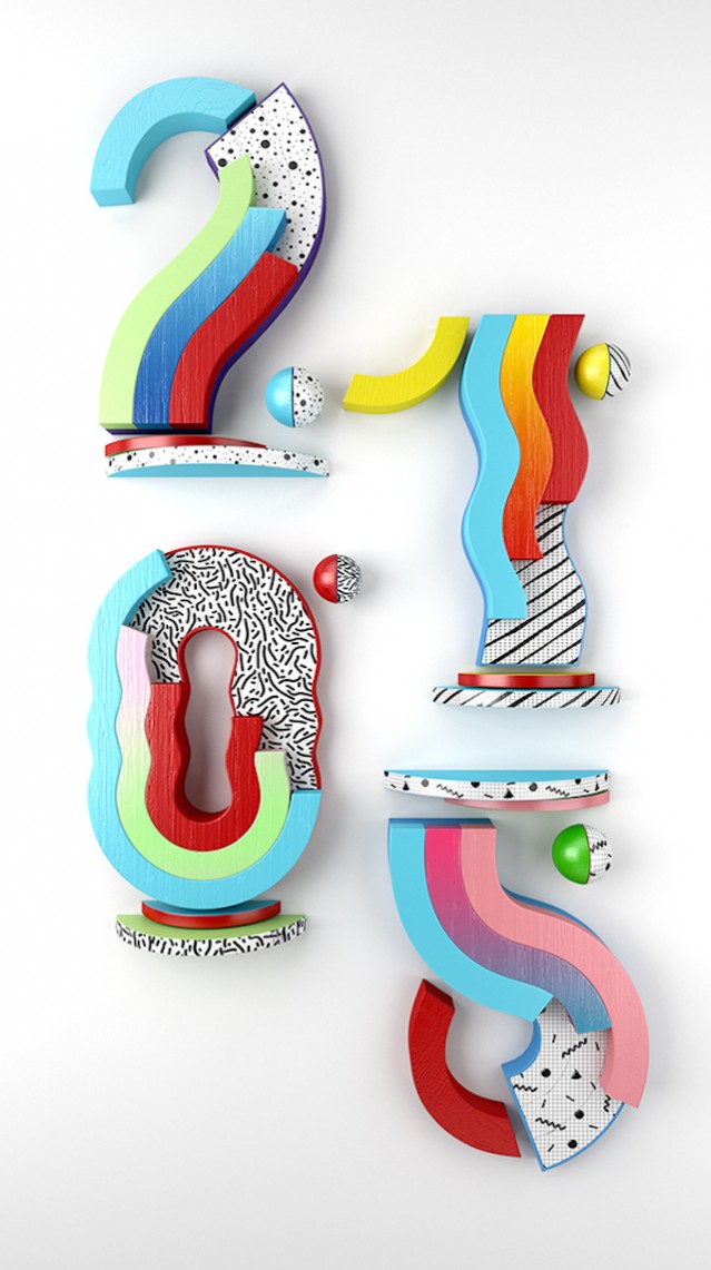 Numbers 3D Typography by Muokkaa – Fubiz Media