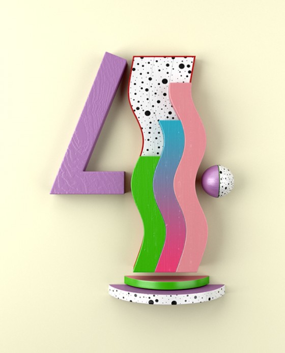 Numbers 3D Typography by Muokkaa – Fubiz Media