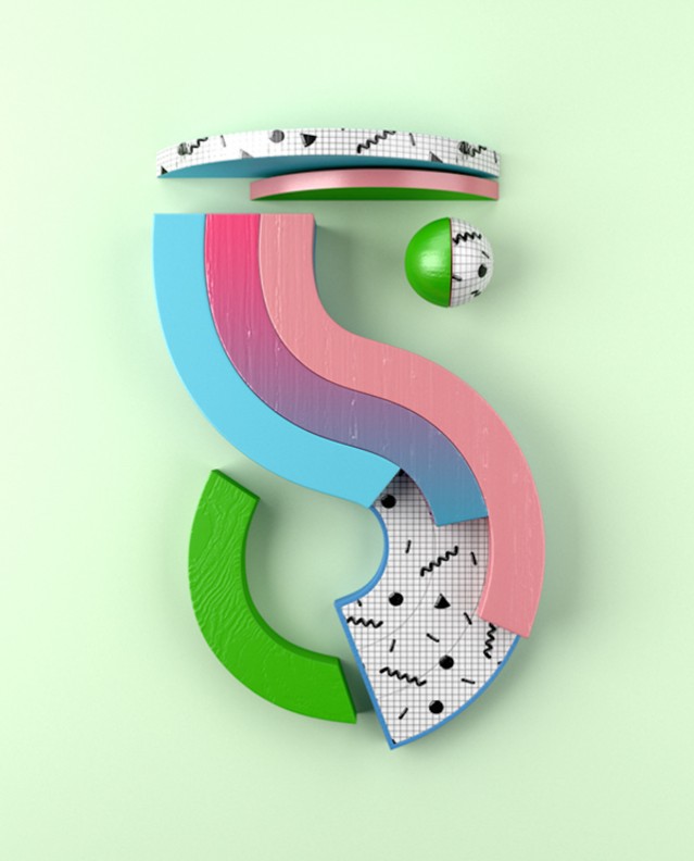 Numbers 3D Typography by Muokkaa – Fubiz Media