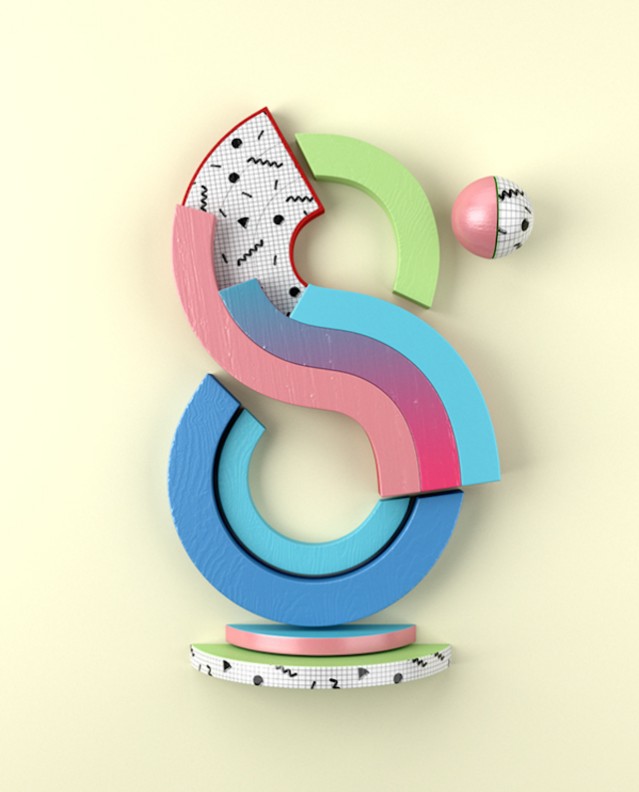 Numbers 3D Typography by Muokkaa – Fubiz Media