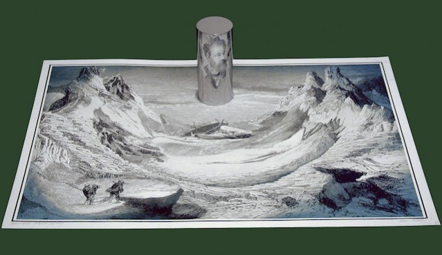 Anamorphic Work with Cylindrical Mirror – Fubiz Media