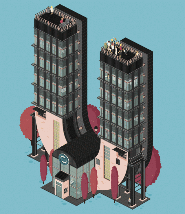 Animated Architectural Letterforms – Fubiz Media