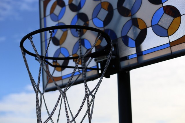 Hand Made Stained Glass Basketball Backboards – Fubiz Media
