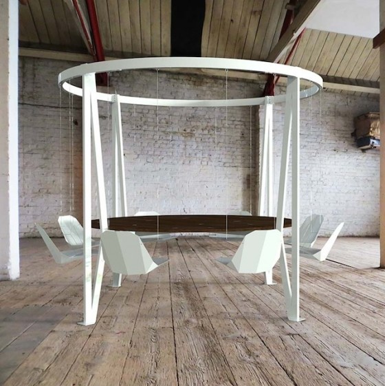 Round Swing Table – Fubiz Media