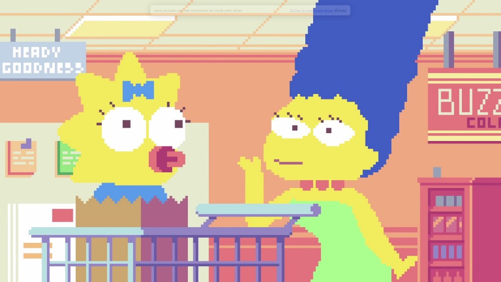 The Simpsons Opening in Pixel Art – Fubiz Media