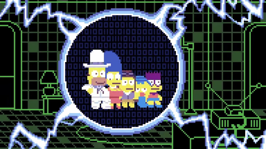 The Simpsons Opening in Pixel Art – Fubiz Media